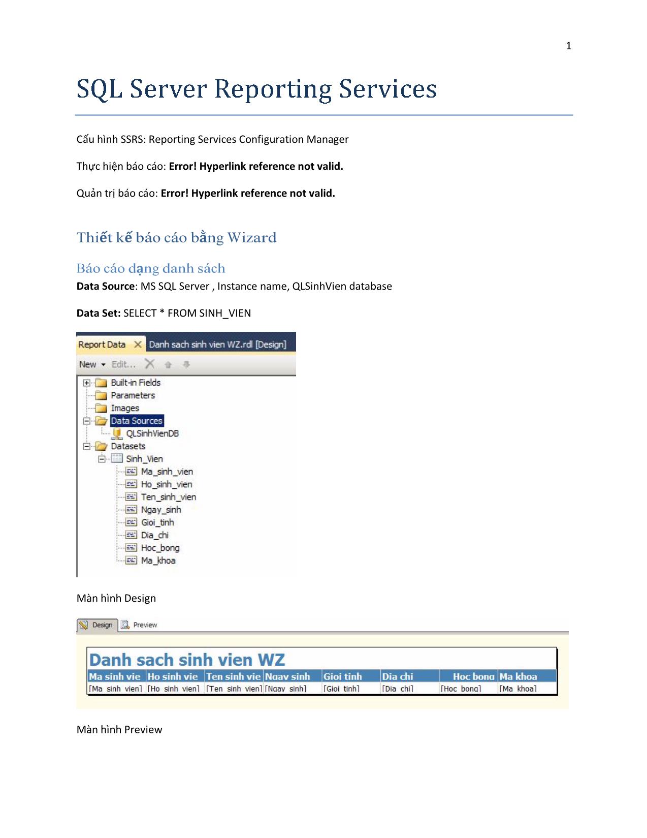 SQL Server Reporting Services TaiLieuHay vn