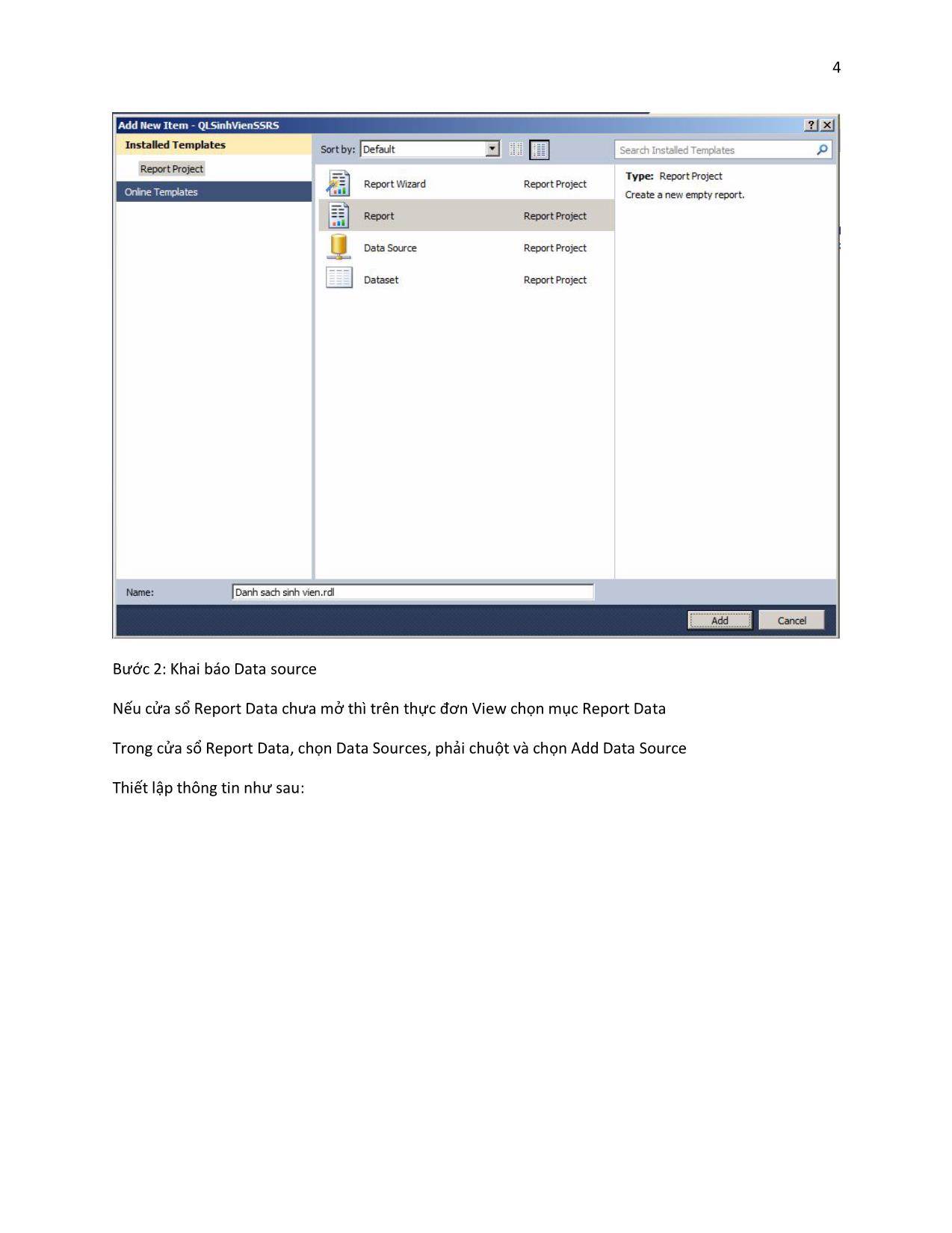 SQL Server Reporting Services TaiLieuHay vn